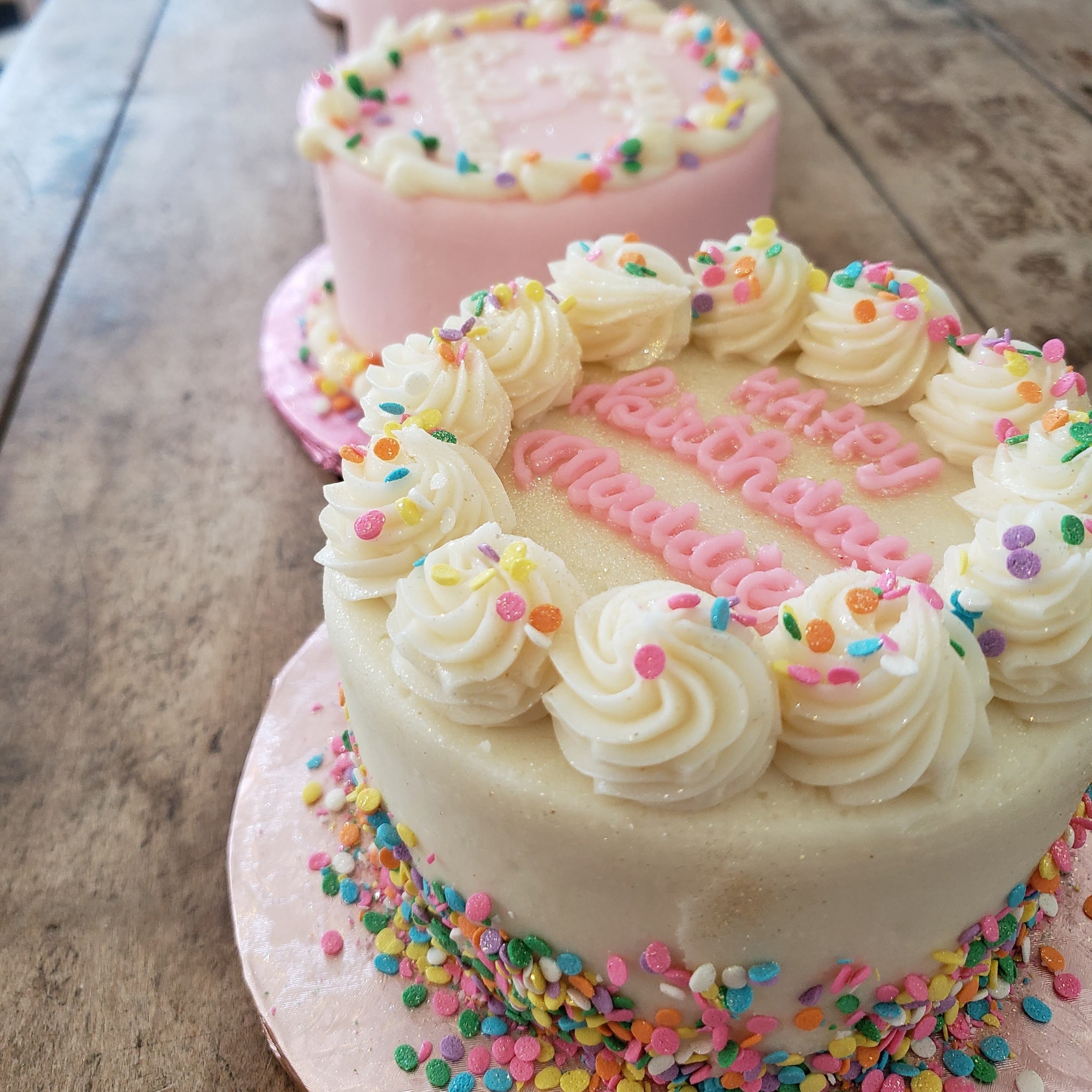 Happy Birthday! Layered Cake – The Flying Cupcake Indy
