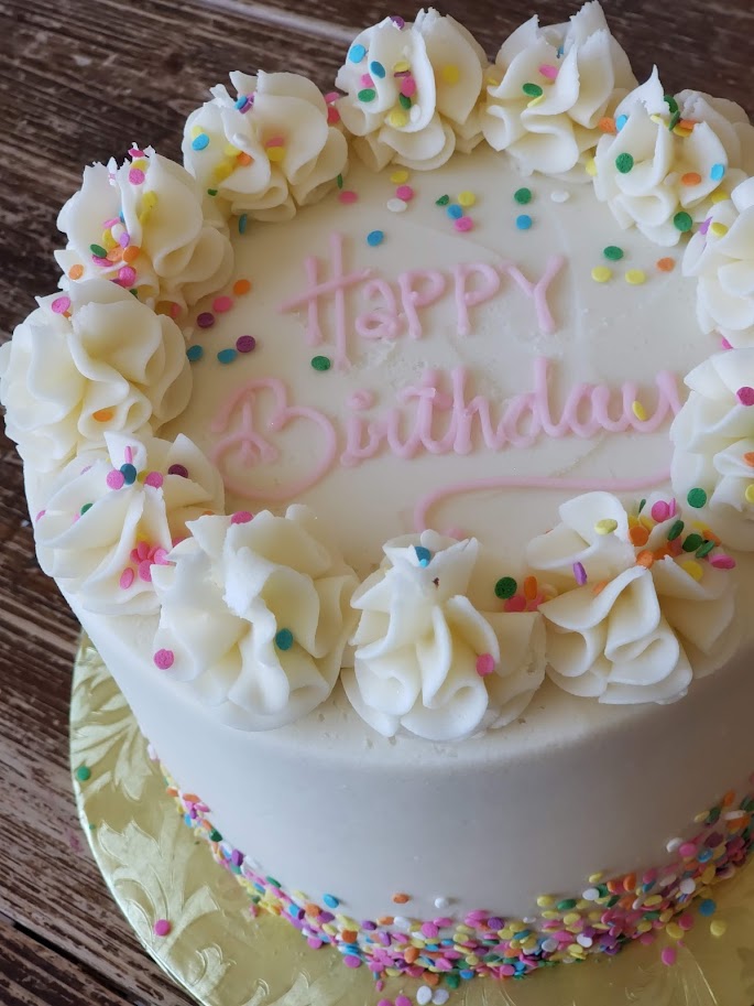 Happy Birthday! Layered Cake – The Flying Cupcake Indy